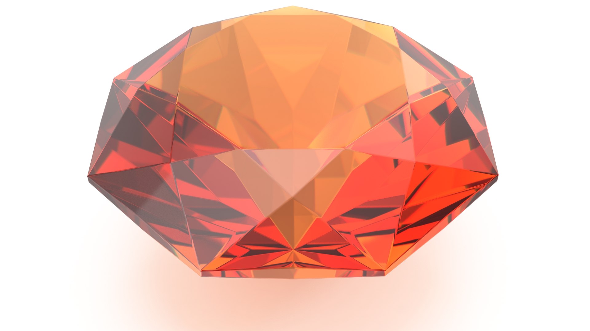 3D Single Cut Imperial Topaz model - TurboSquid 1837751