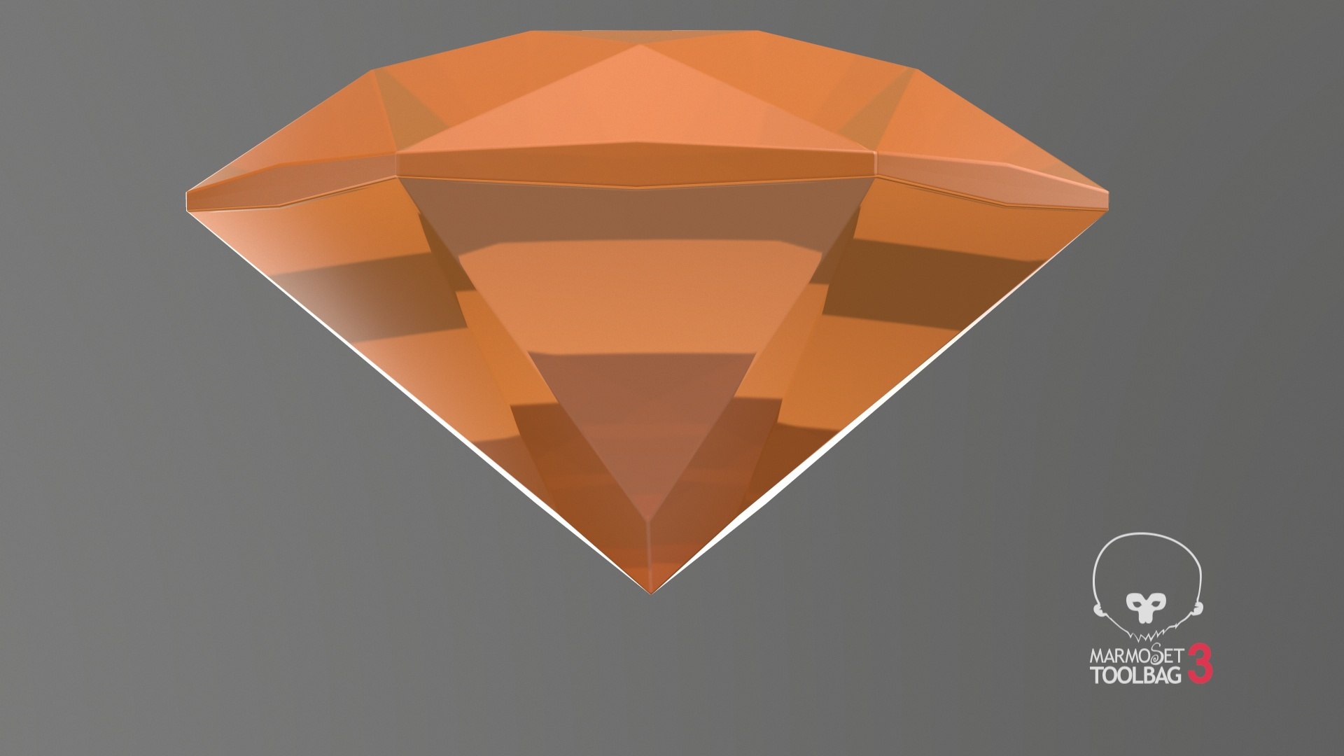 3D Single Cut Imperial Topaz model - TurboSquid 1837751