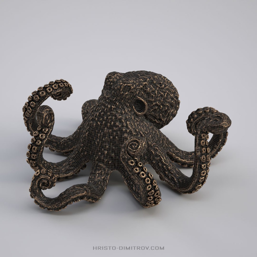 Scanned Octopus 3D - TurboSquid 1236800