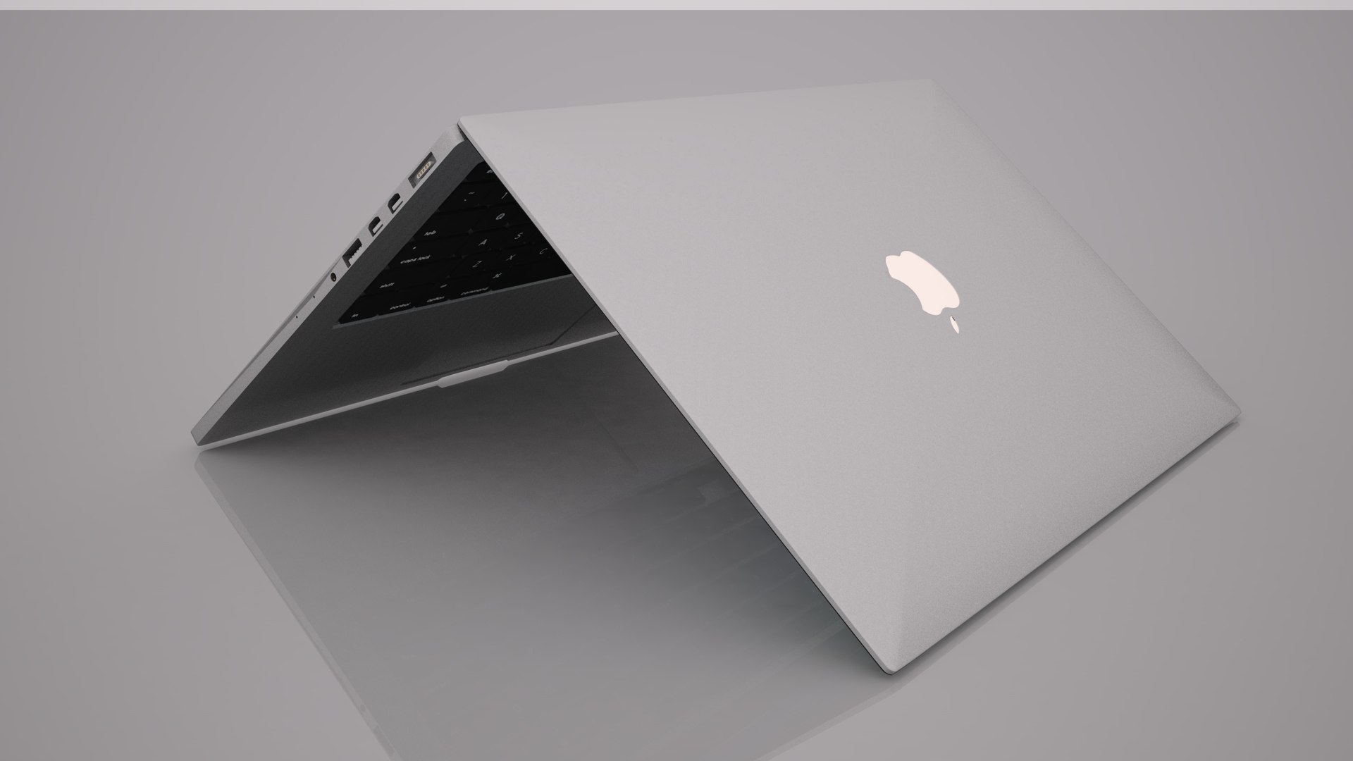 3d Model Of 13 Inch Laptop Pro