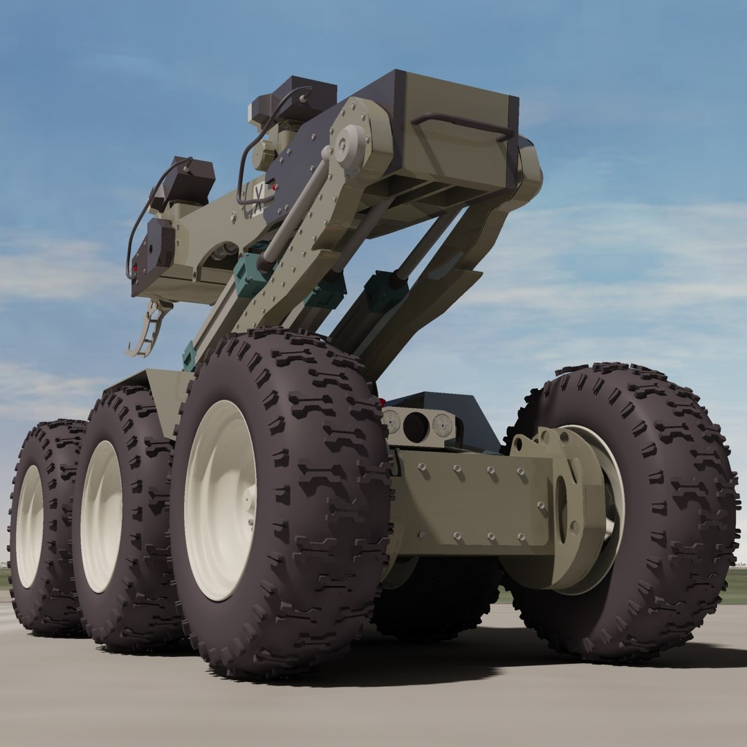 3d Eod Defender Robot Model