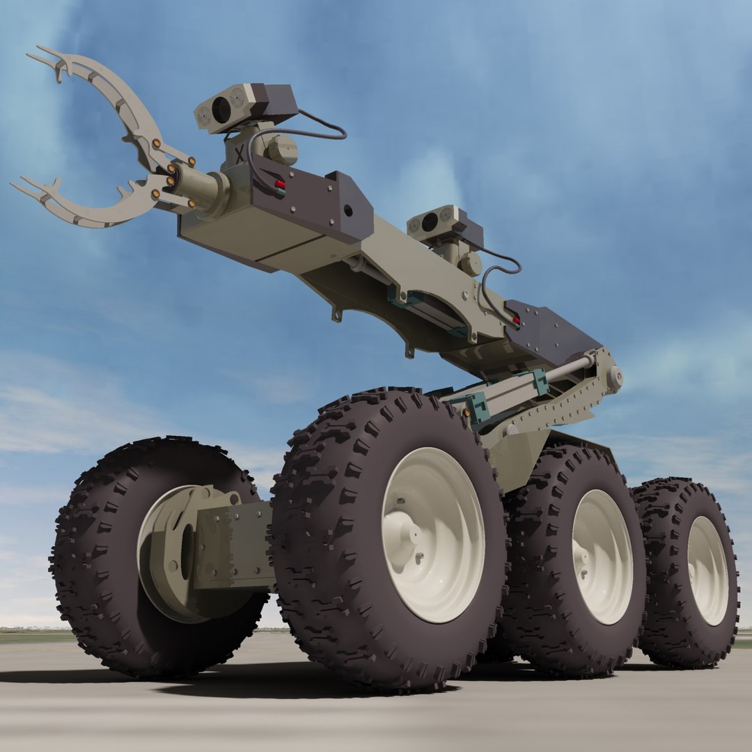 3d Eod Defender Robot Model