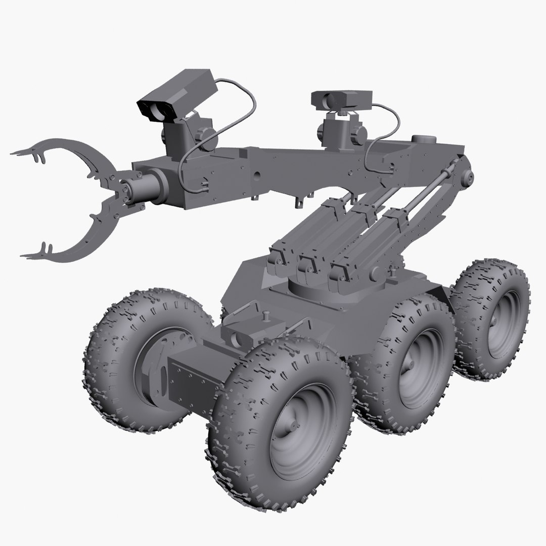 3d Eod Defender Robot Model