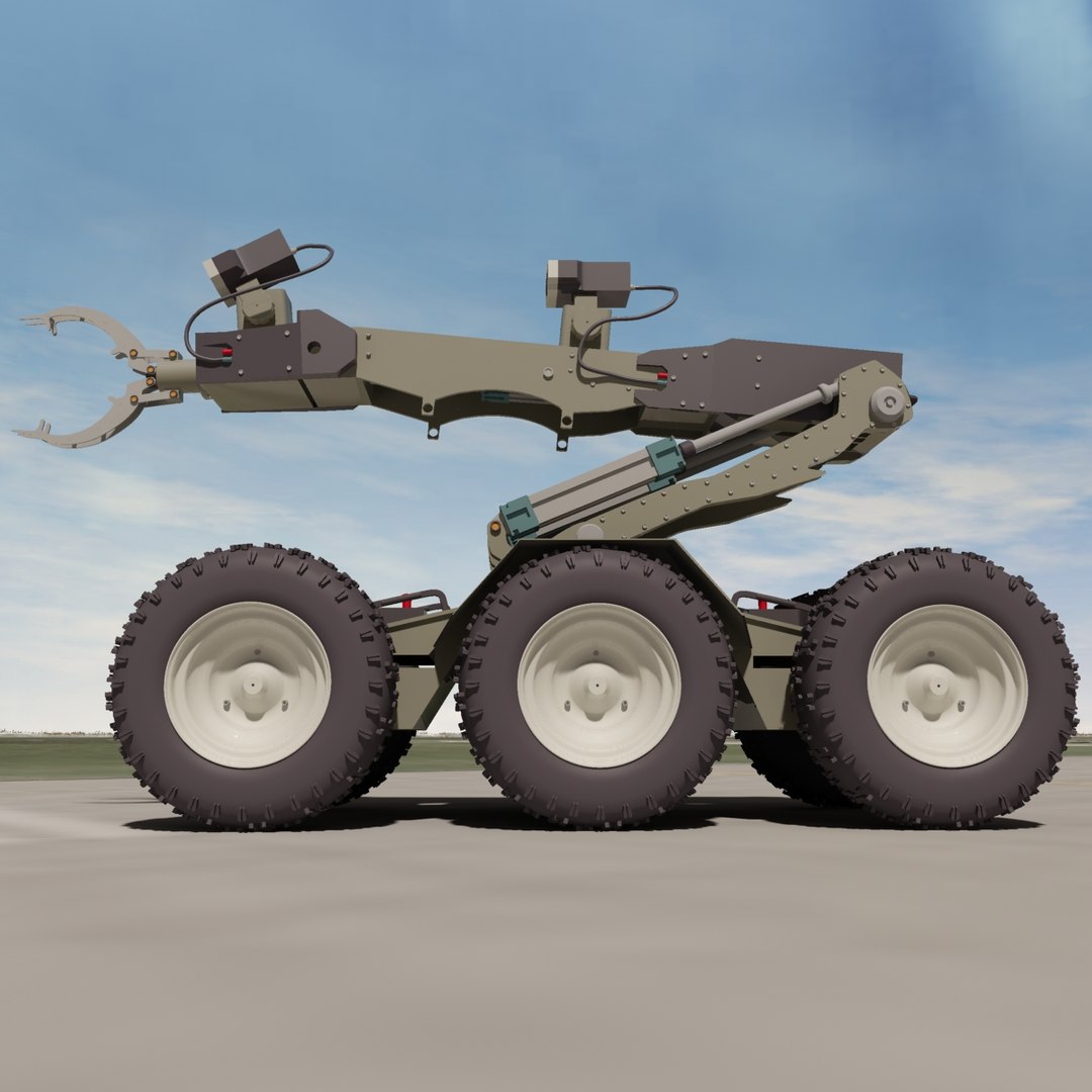 3d Eod Defender Robot Model