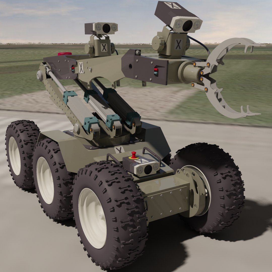3d Eod Defender Robot Model