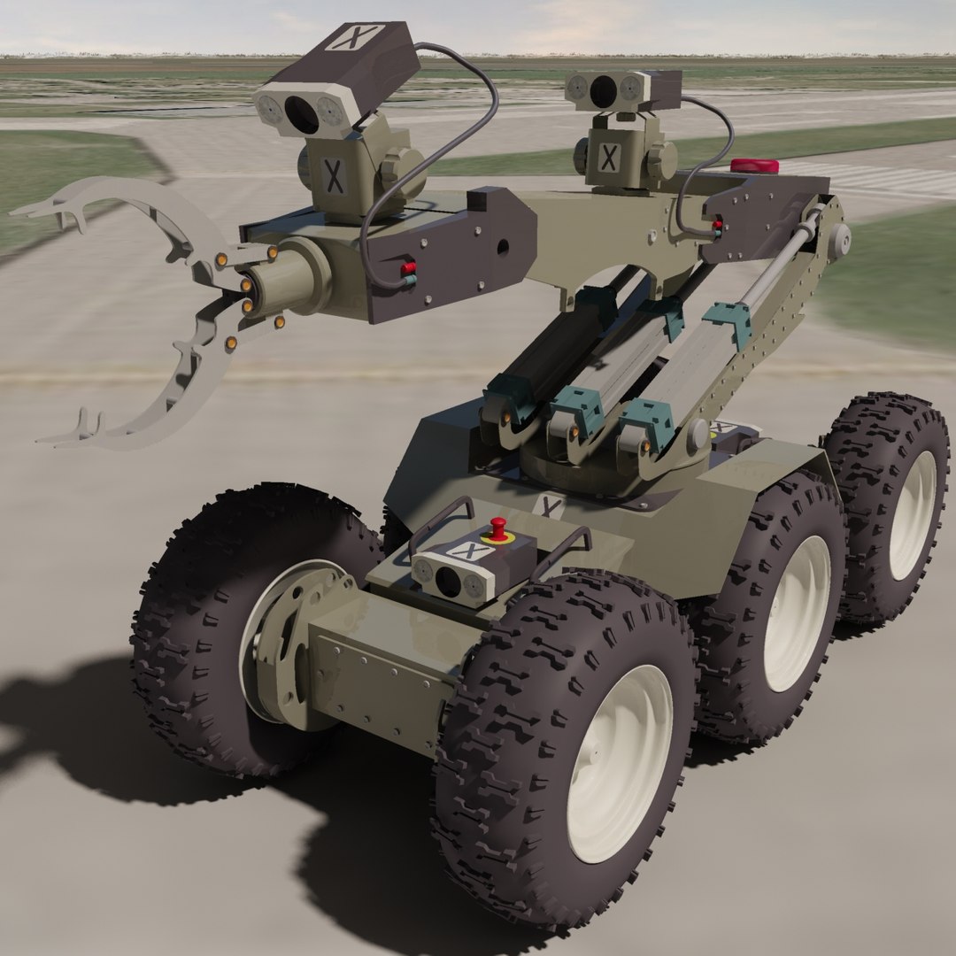 3d Eod Defender Robot Model