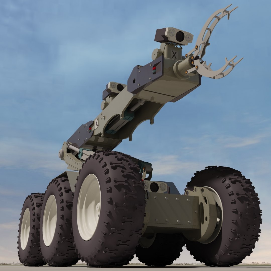 3d Eod Defender Robot Model