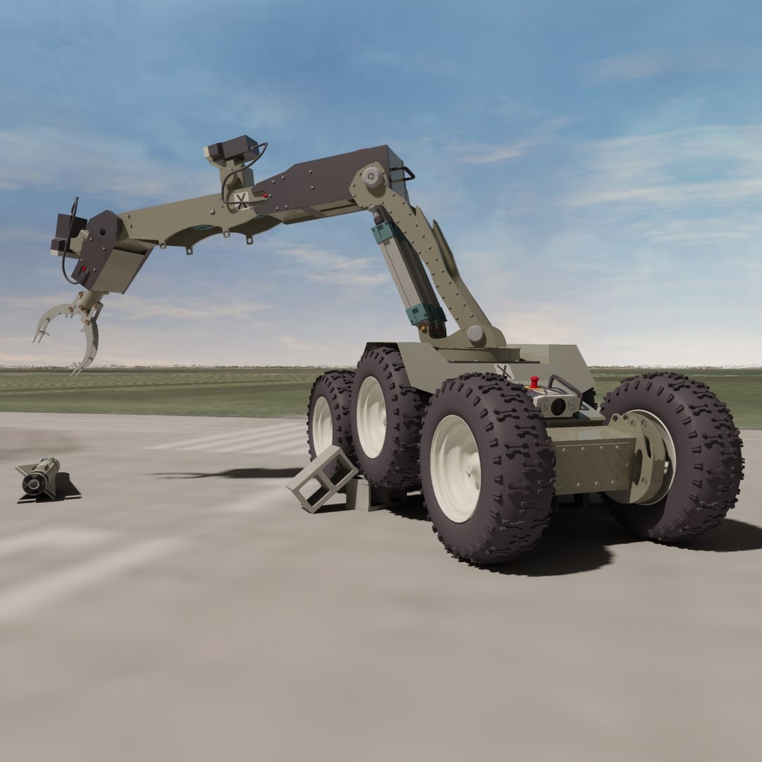 3d Eod Defender Robot Model
