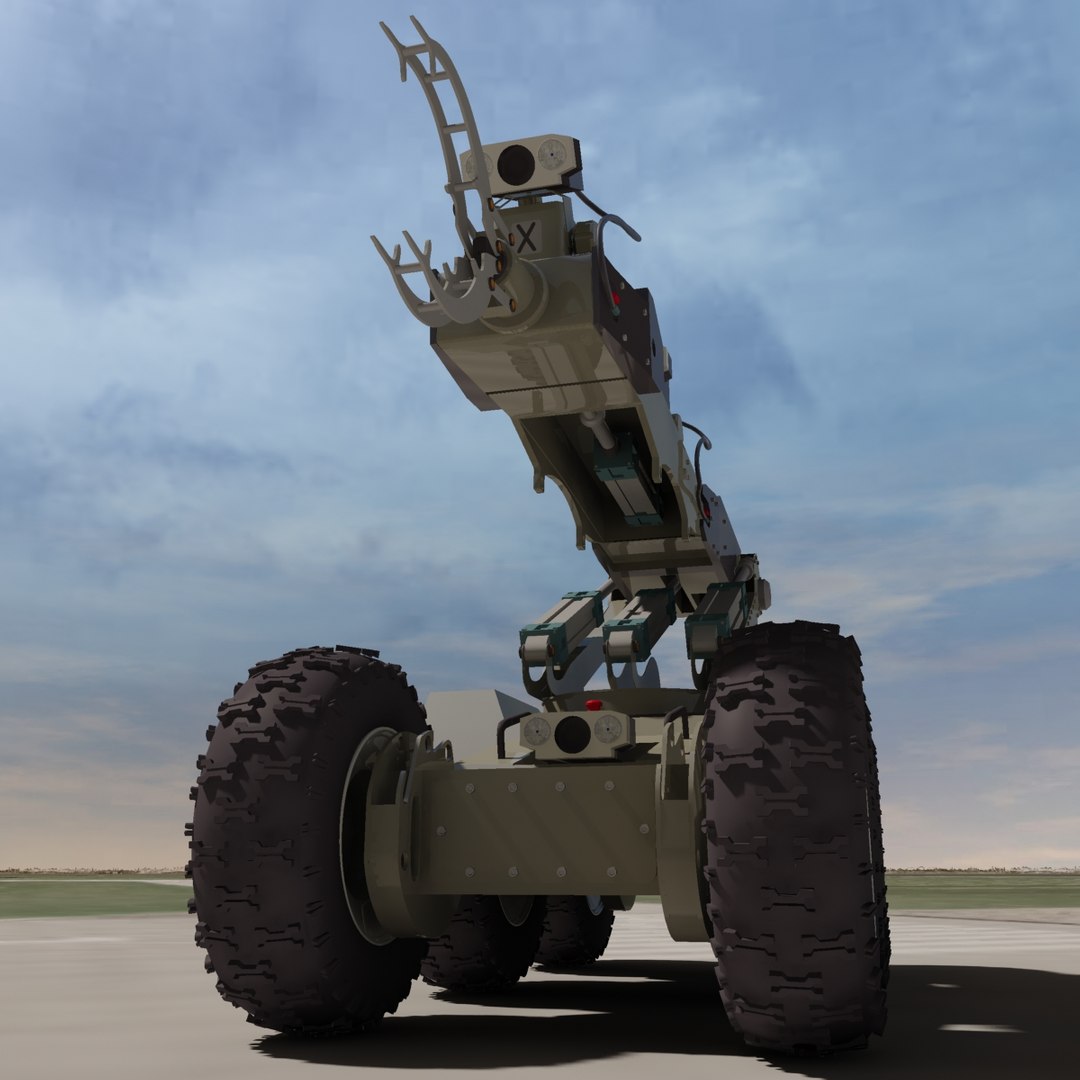 3d Eod Defender Robot Model