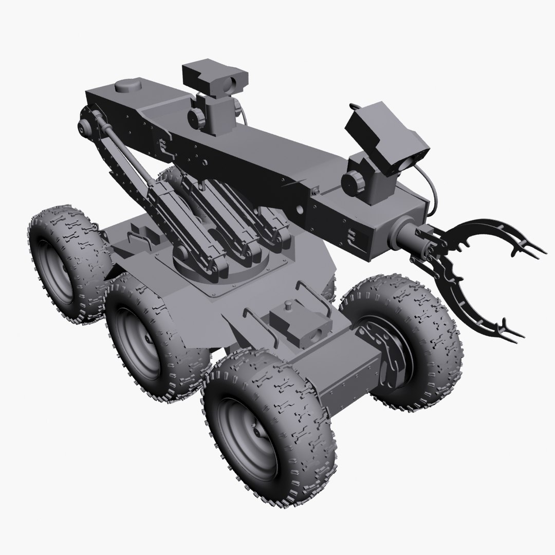 3d Eod Defender Robot Model