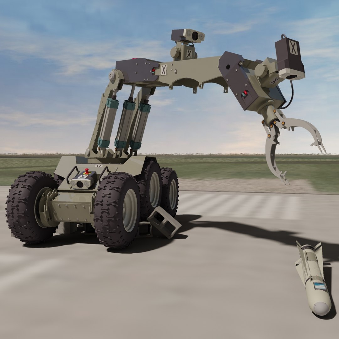3d Eod Defender Robot Model