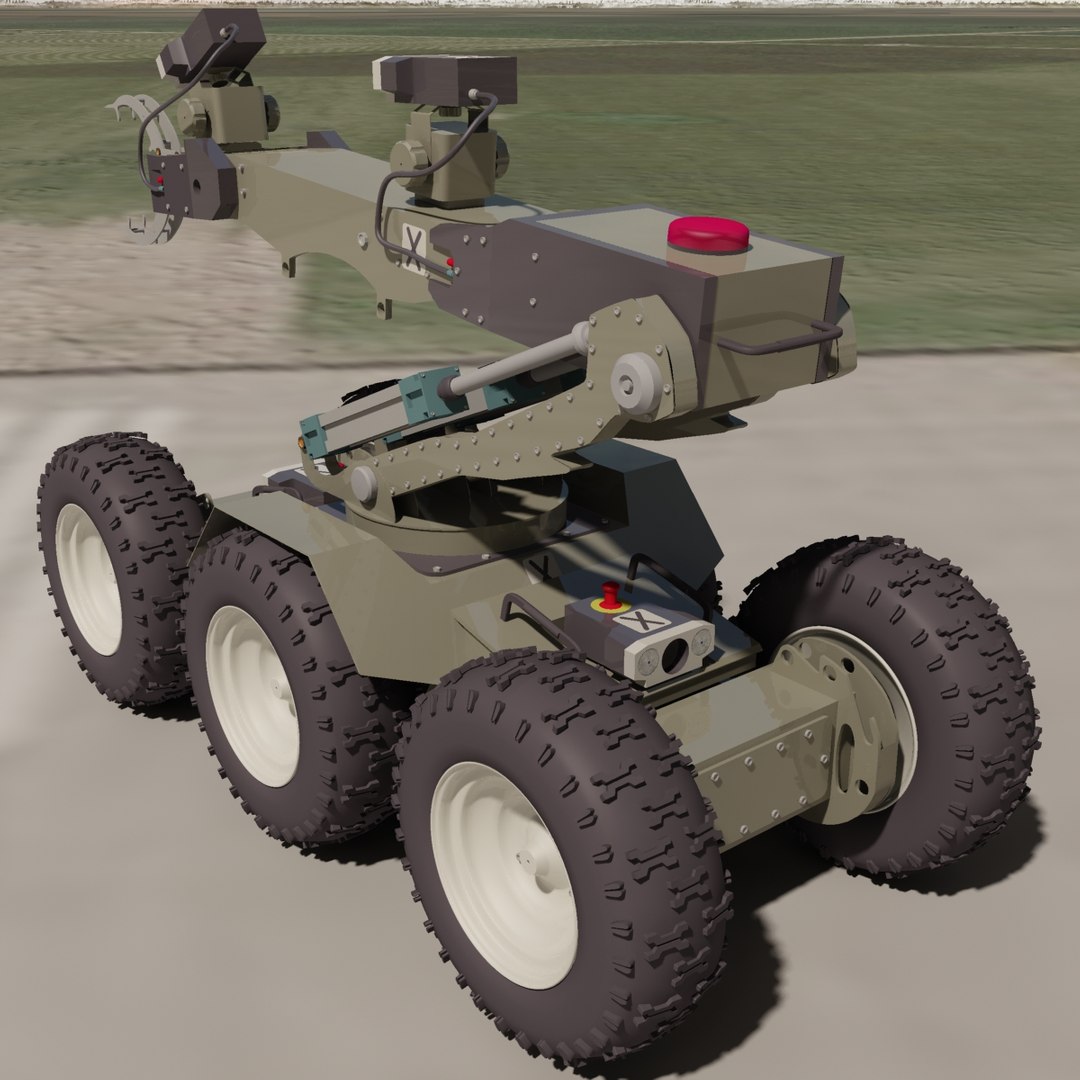 3d Eod Defender Robot Model