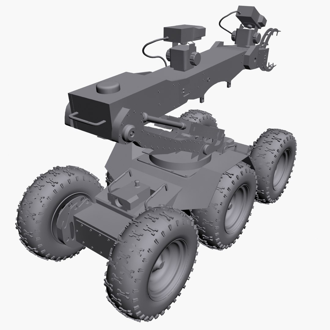 3d Eod Defender Robot Model