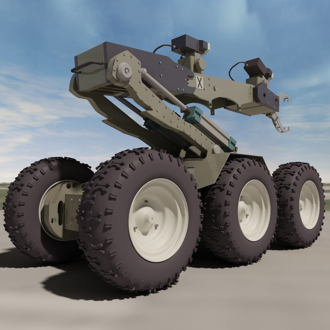 3d Eod Defender Robot Model