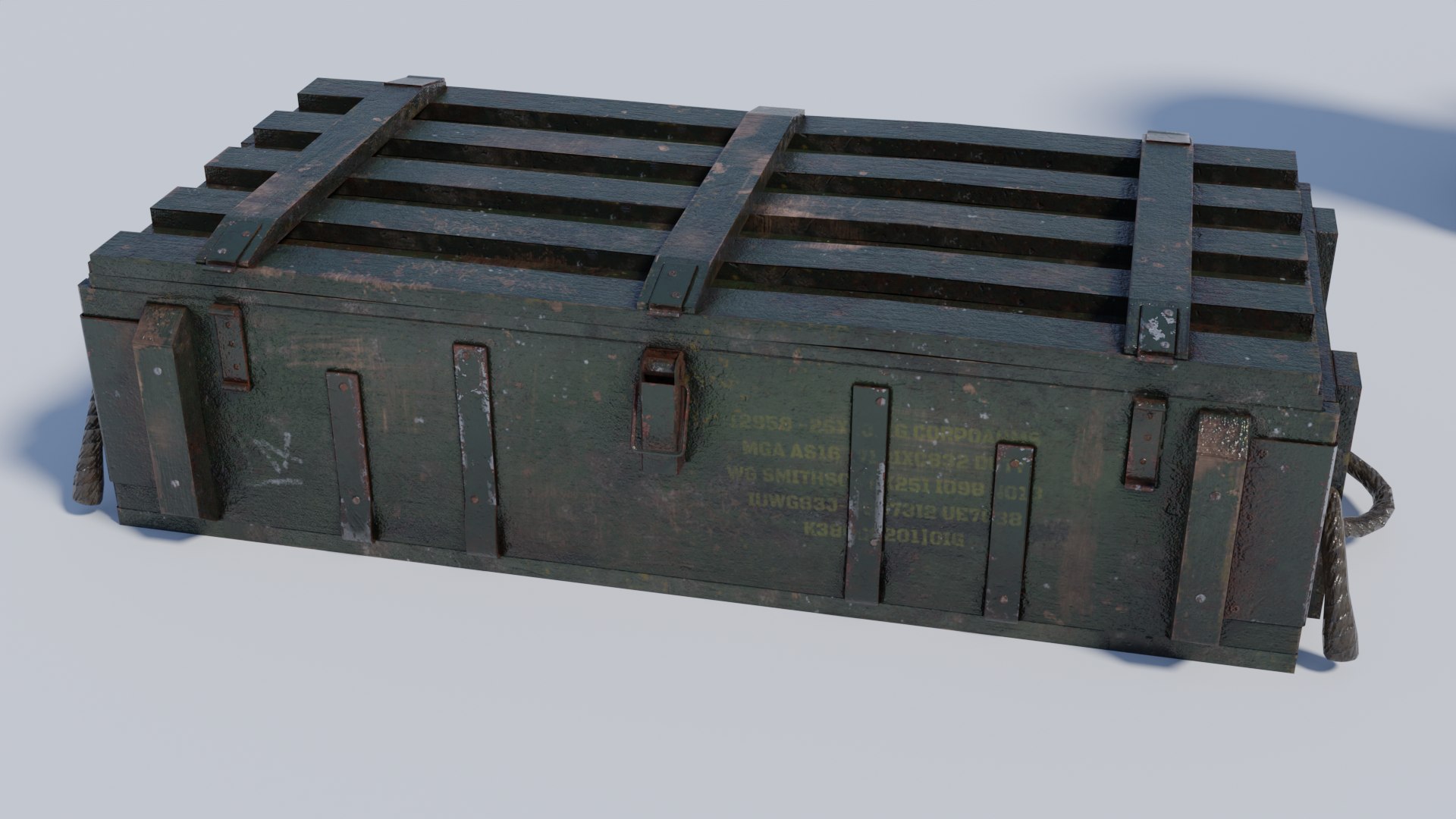 Army Crate Prop Pack 3D Model - TurboSquid 1992564