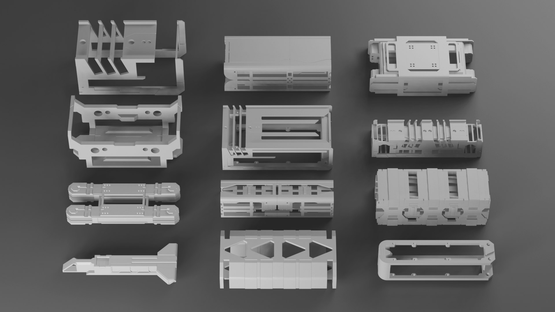3D hard surface assets framing model - TurboSquid 1614608