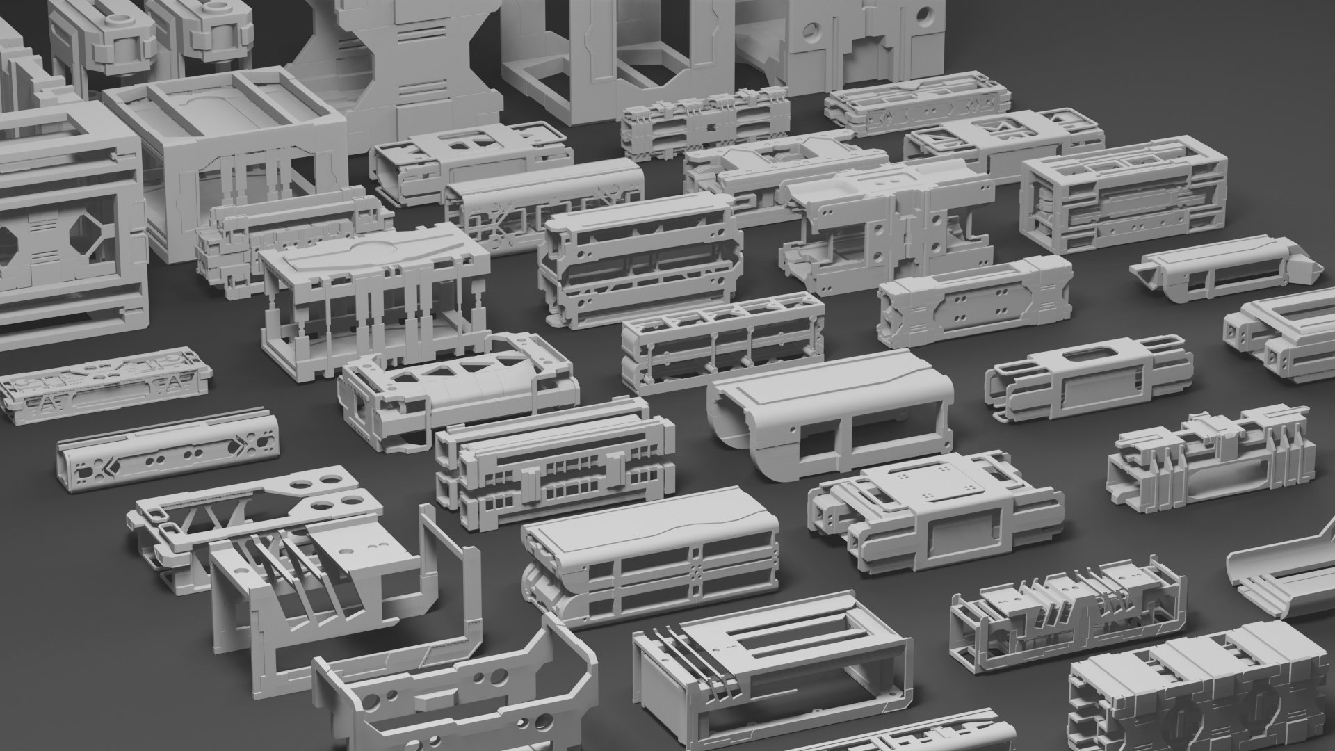 3D hard surface assets framing model - TurboSquid 1614608