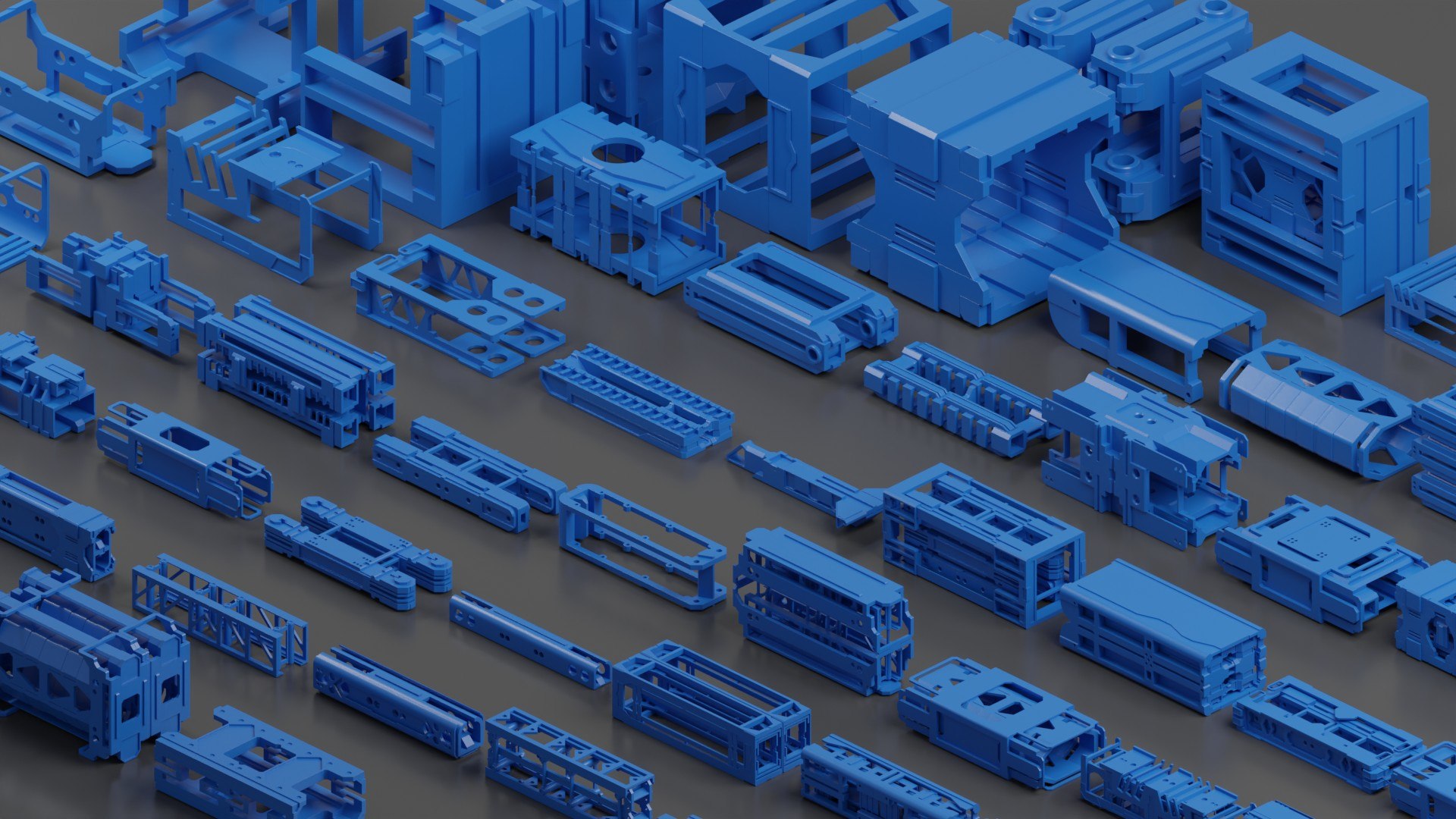 3D Hard Surface Assets Framing Model - TurboSquid 1614608