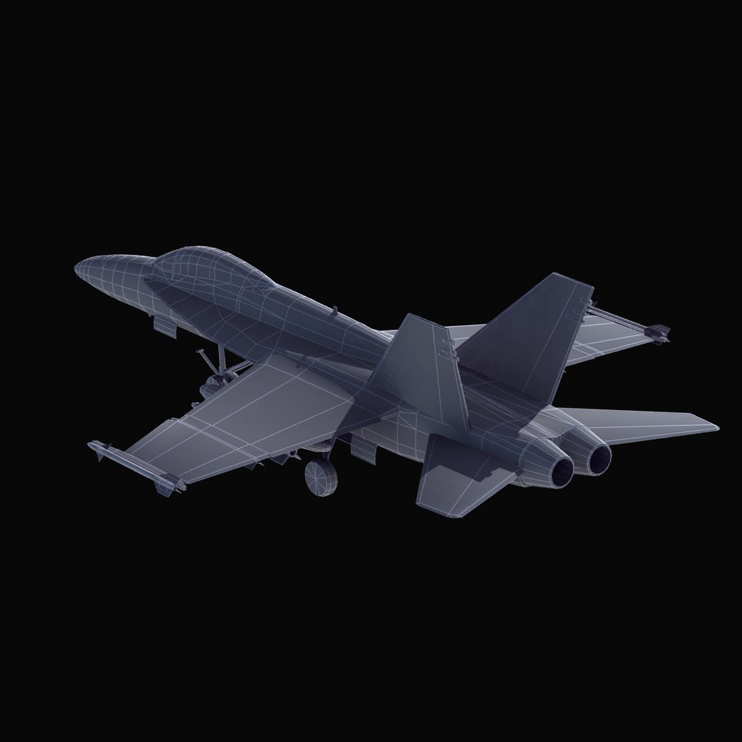 3d Model F Strike Fighter Navy