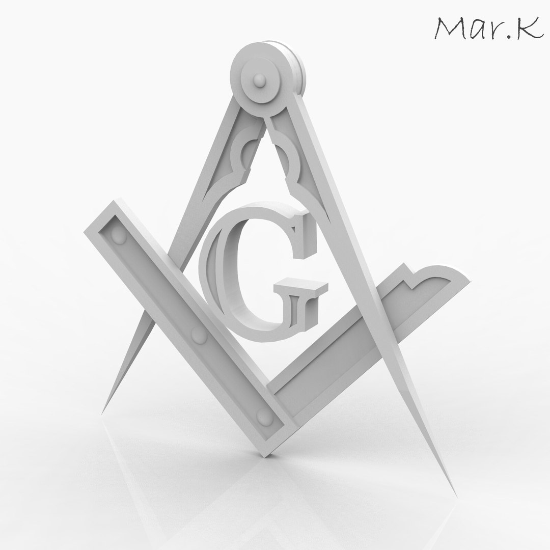3dsmax masonic compass