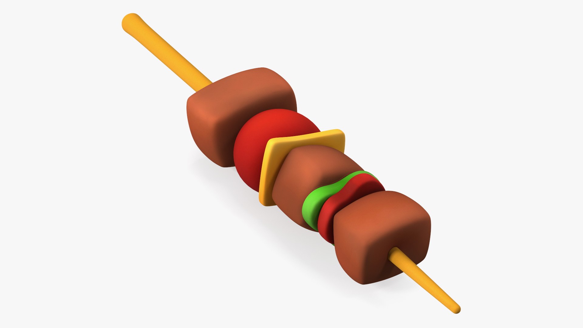 Cartoon Kebab 3D model - TurboSquid 2155506