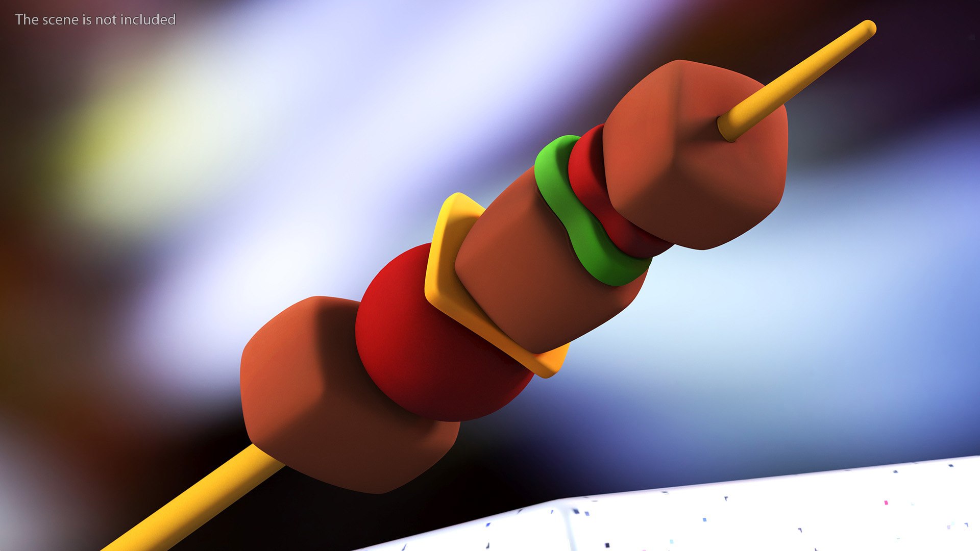 Cartoon Kebab 3D Model - TurboSquid 2155506