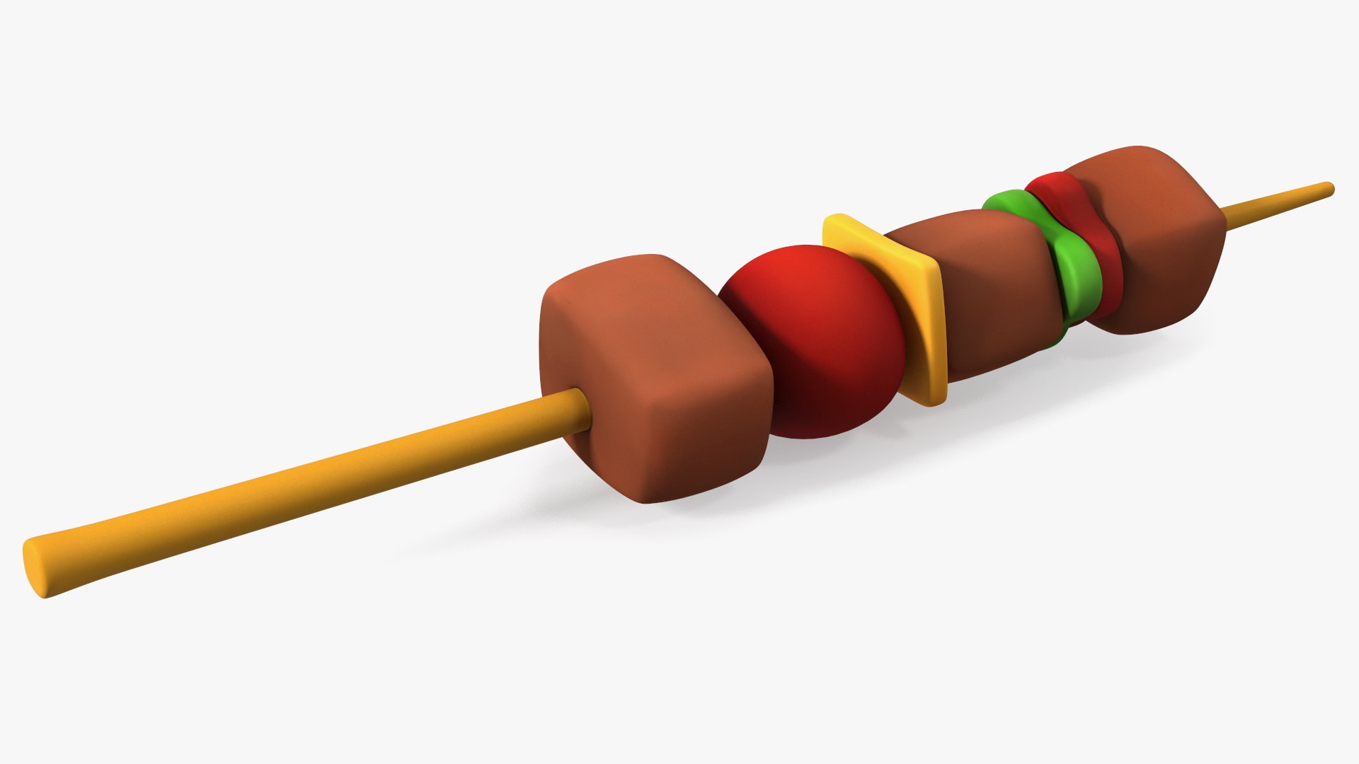 Cartoon Kebab 3D Model - TurboSquid 2155506