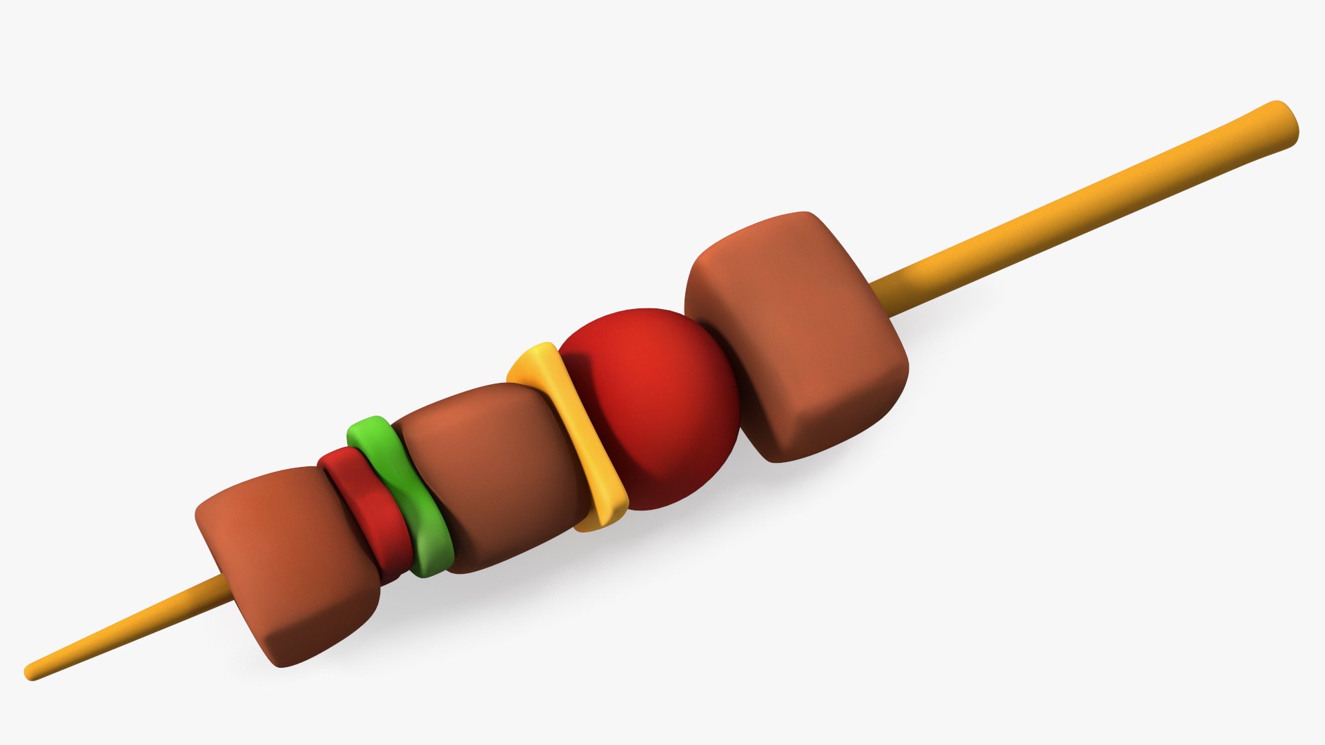 Cartoon Kebab 3D Model - TurboSquid 2155506