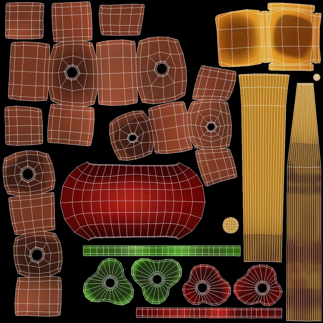 Cartoon Kebab 3D Model - TurboSquid 2155506