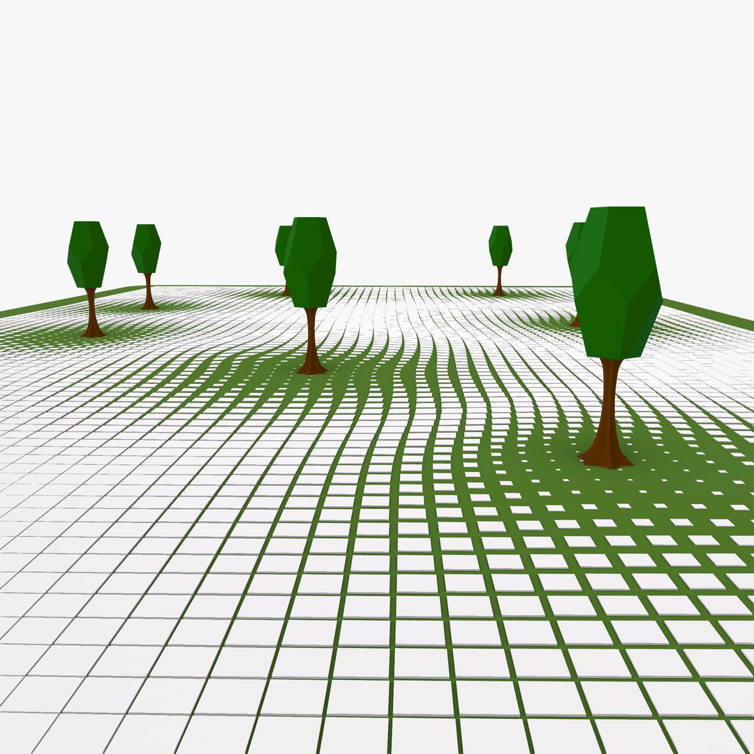 3D Model Parametric Tiles Lanscape - TurboSquid 2061588