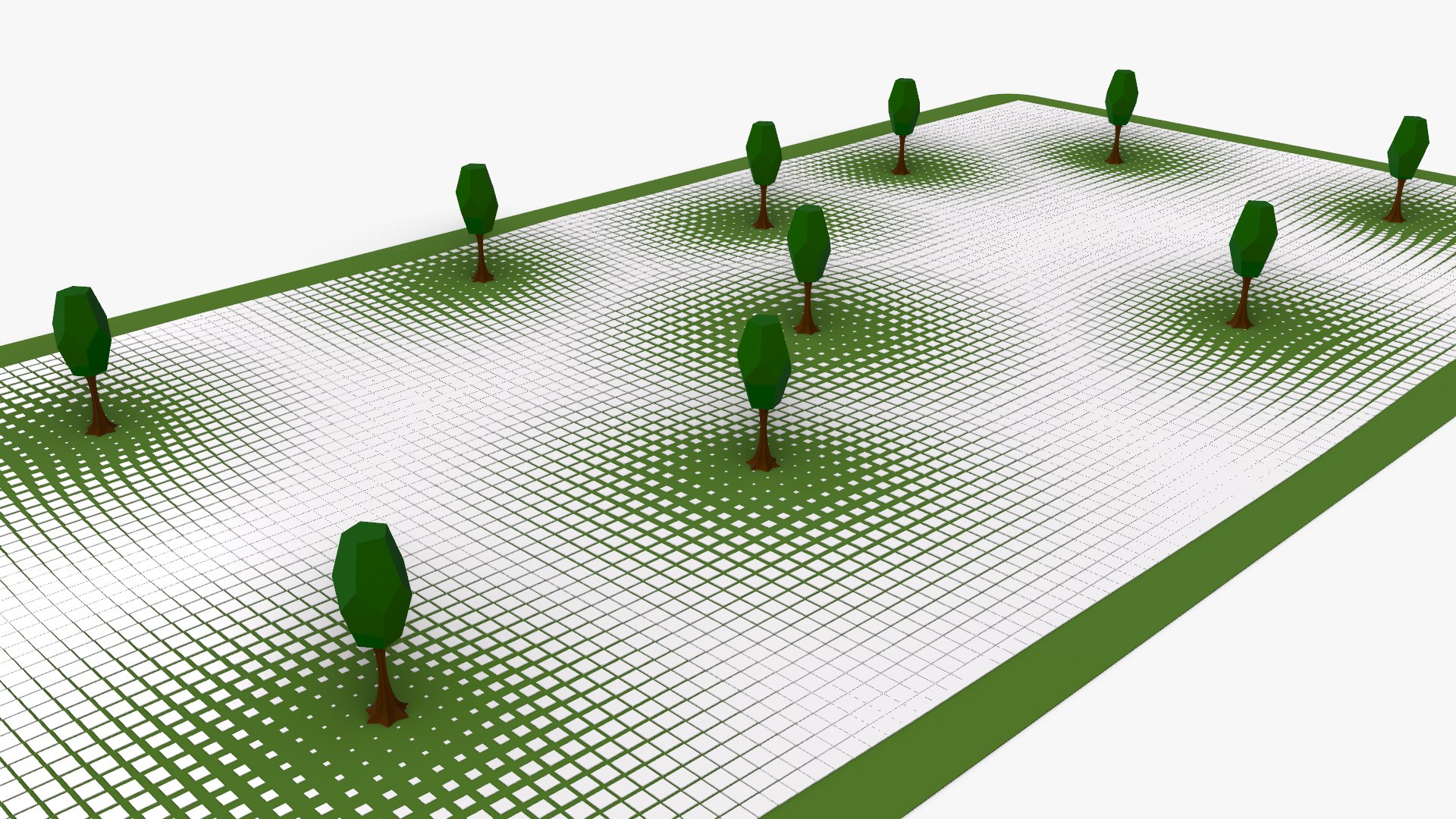 3D Model Parametric Tiles Lanscape - TurboSquid 2061588