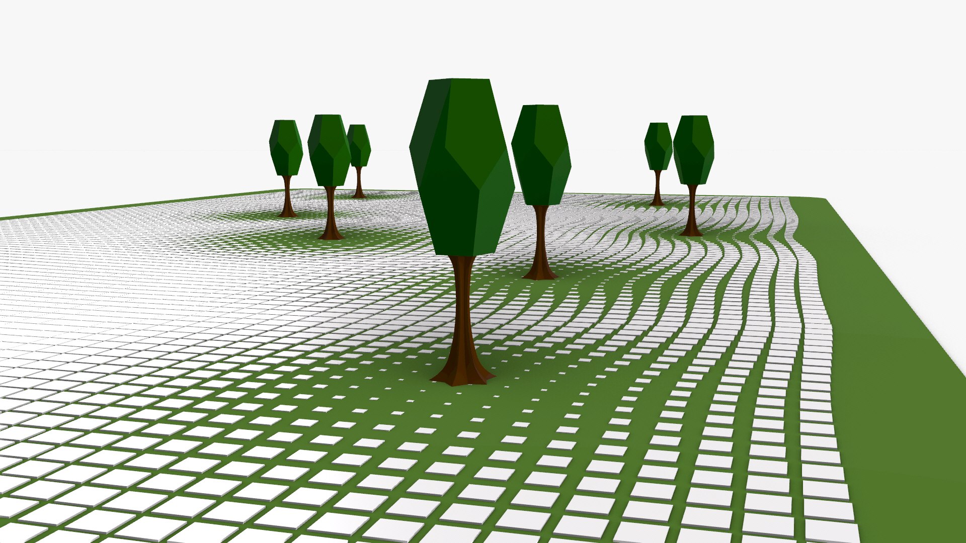 3D Model Parametric Tiles Lanscape - TurboSquid 2061588