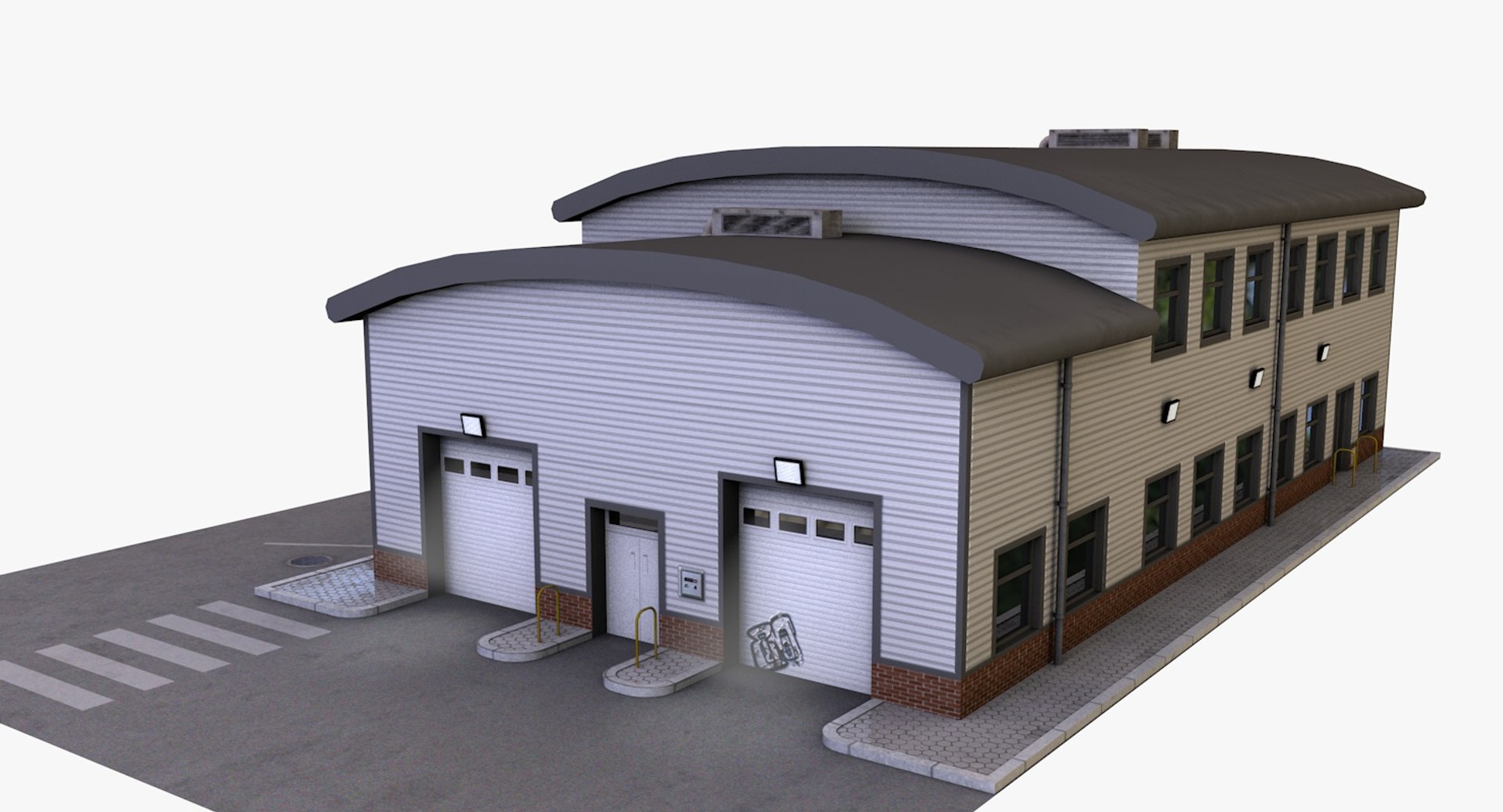 3d Model Distribution Building