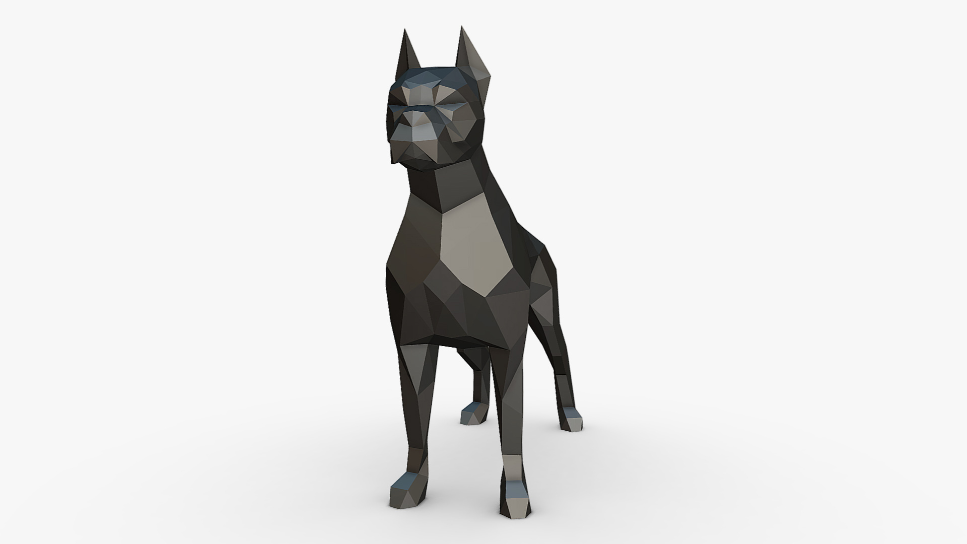 3D Boxer Dog Model - TurboSquid 1848413