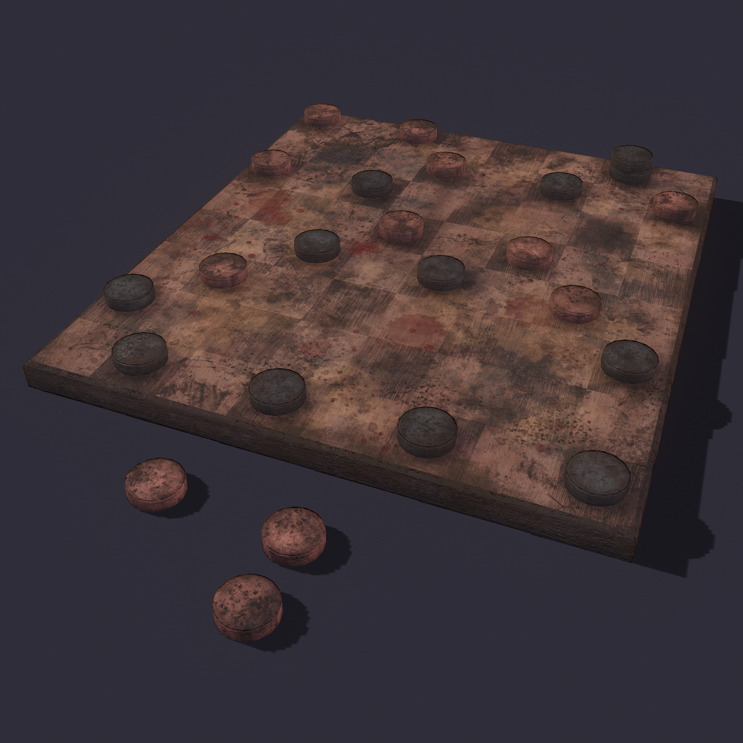 Medieval Checkers 3D - TurboSquid 1729351