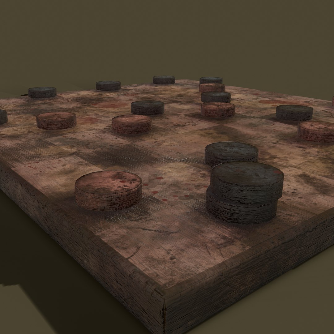Medieval Checkers 3D - TurboSquid 1729351