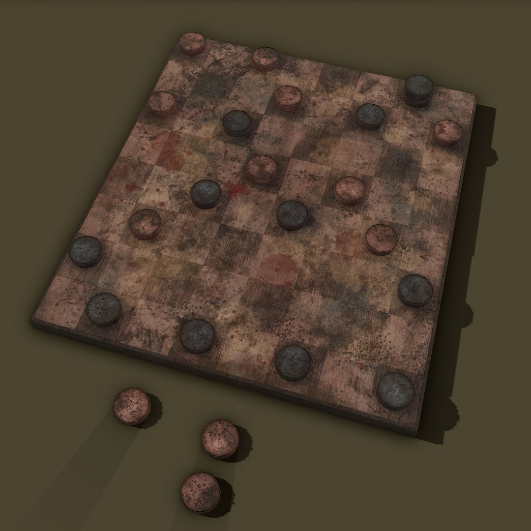 Medieval Checkers 3D - TurboSquid 1729351