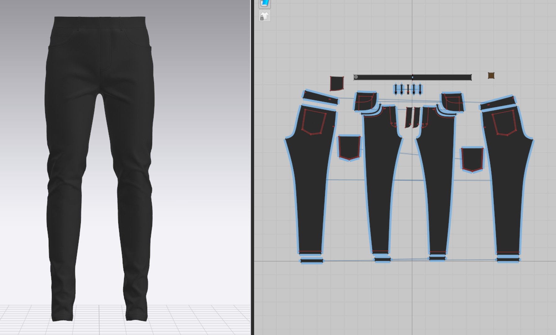 3D Denim Jeans 3d Model - TurboSquid 2252327