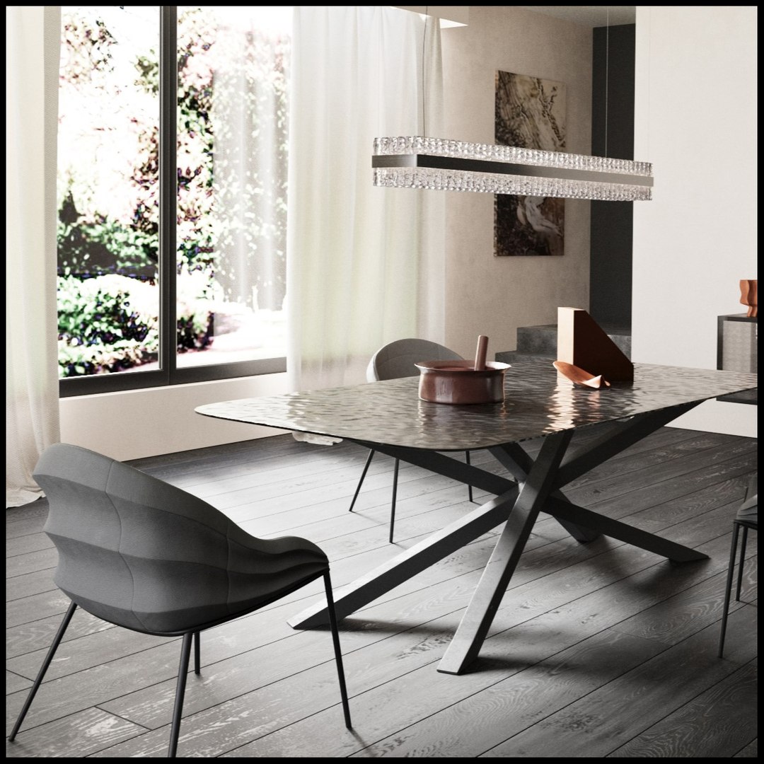 Living Room Scene With Table 3D Model - TurboSquid 2356208