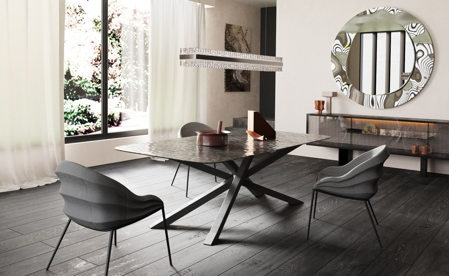 Living Room Scene With Table 3D Model - TurboSquid 2356208