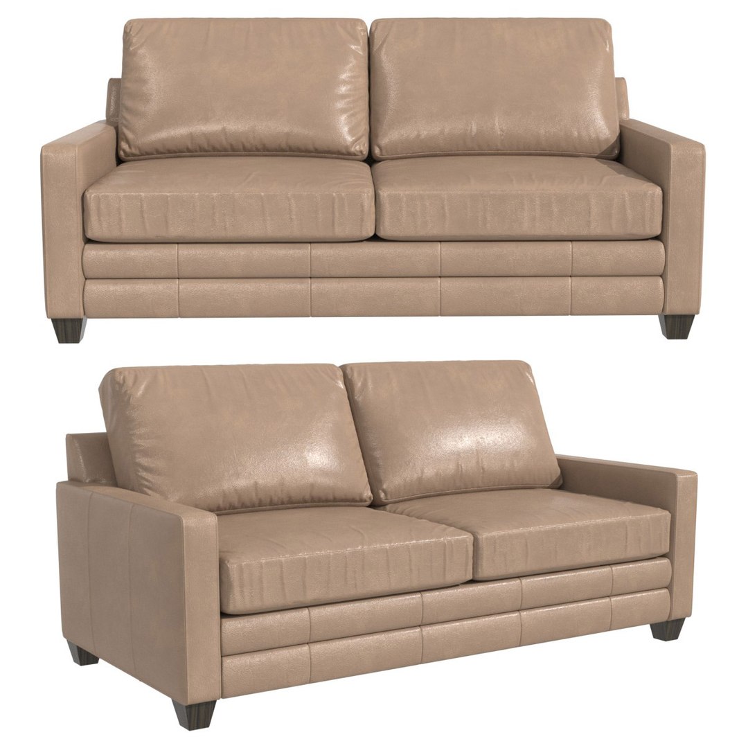 modelo 3d Bassett furniture Carolina Thin Track Arm Queen Sleeper sofa ...