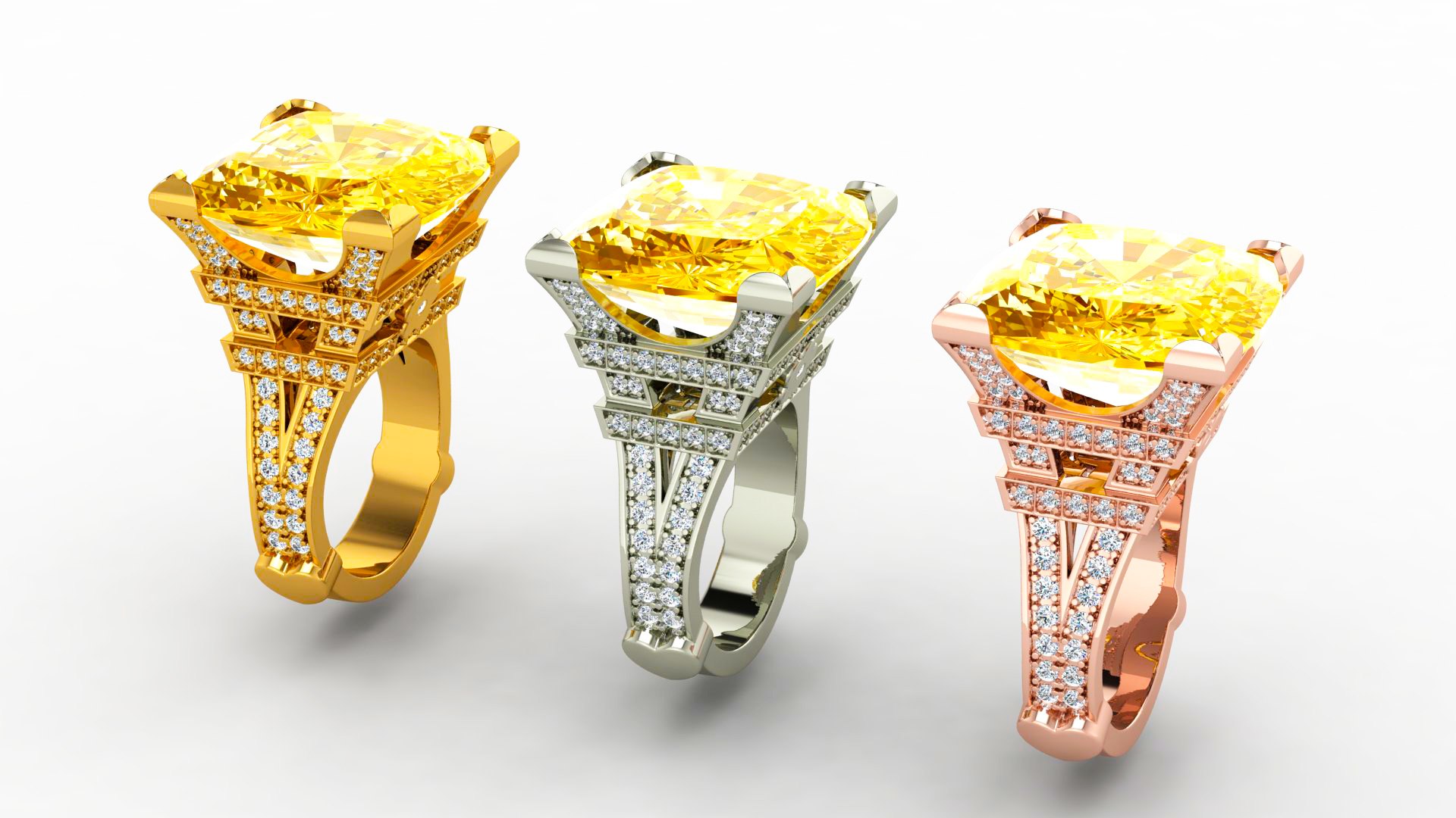 3D Eiffel Ring - TurboSquid 1980503