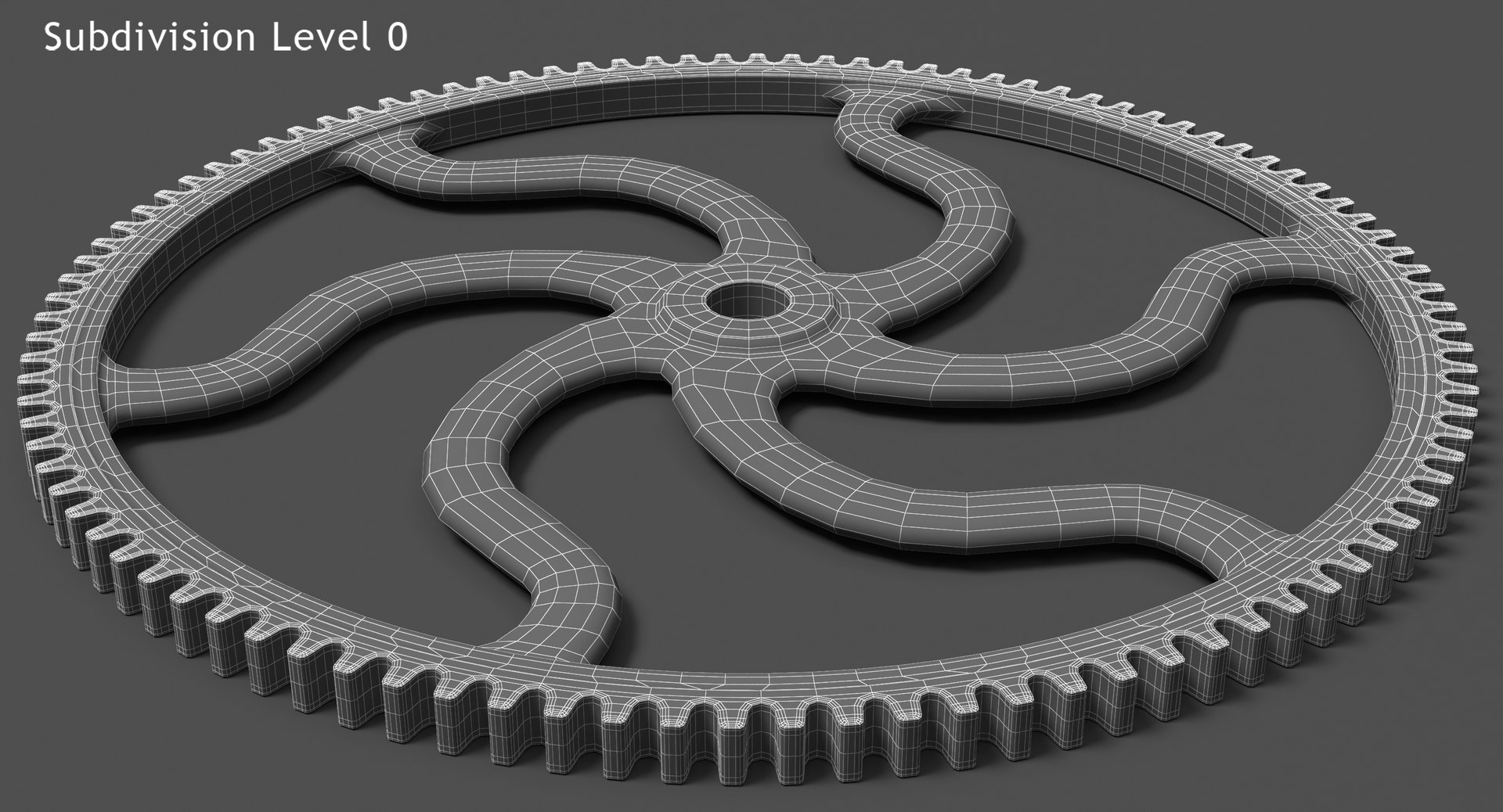 3d Gear Wheel Model