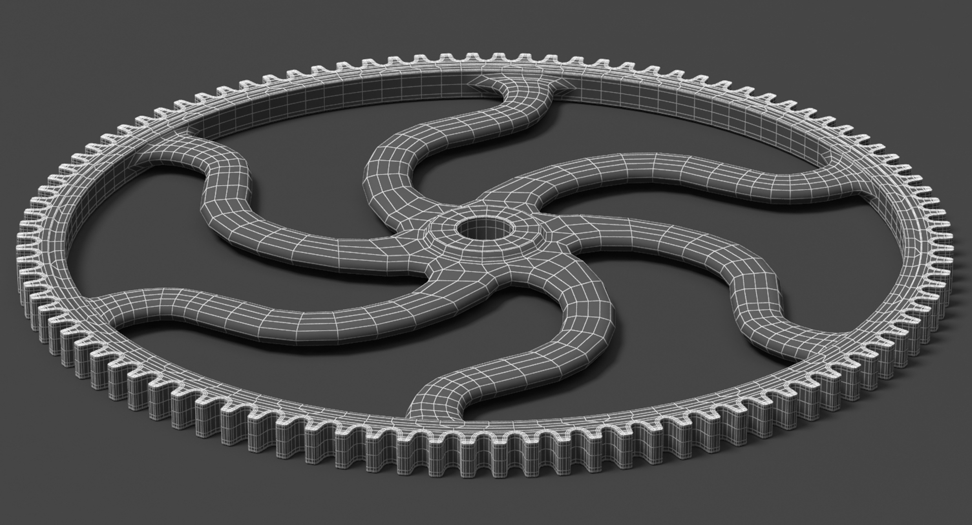 3d Gear Wheel Model