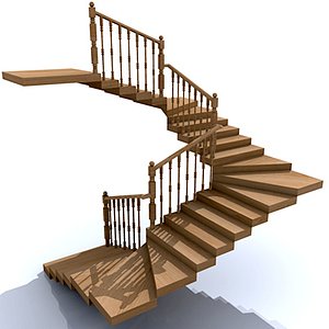 3d perron stair roman