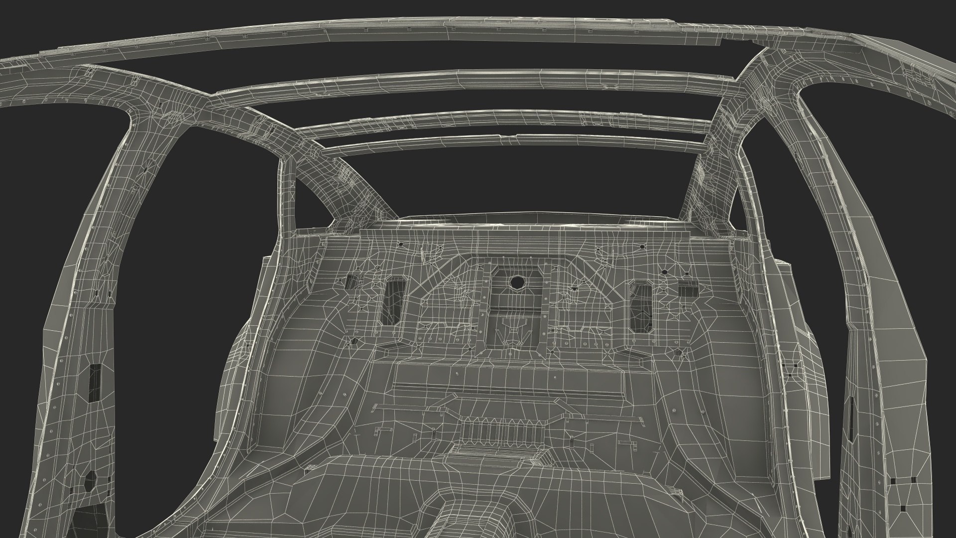 Car Frame Structure 3D - TurboSquid 2208617