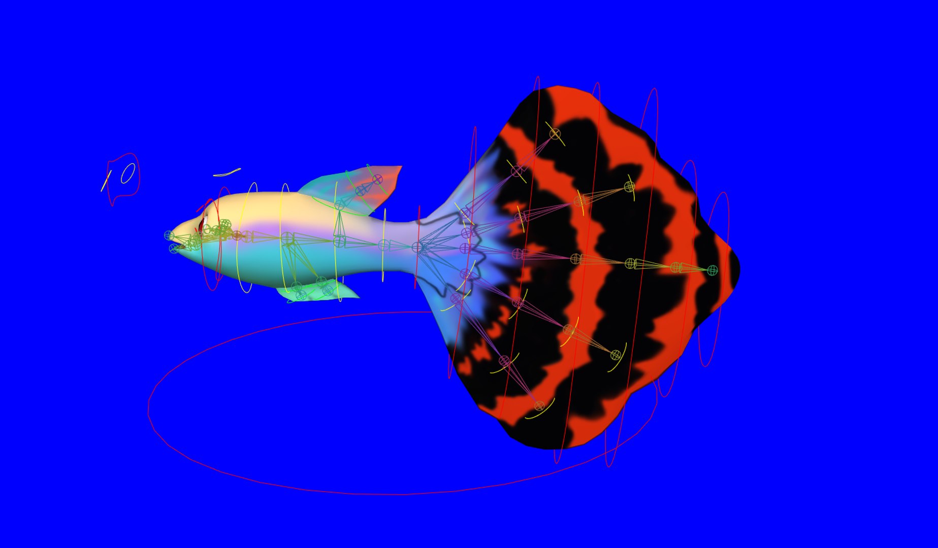 3D guppy fish toon animation - TurboSquid 1586042