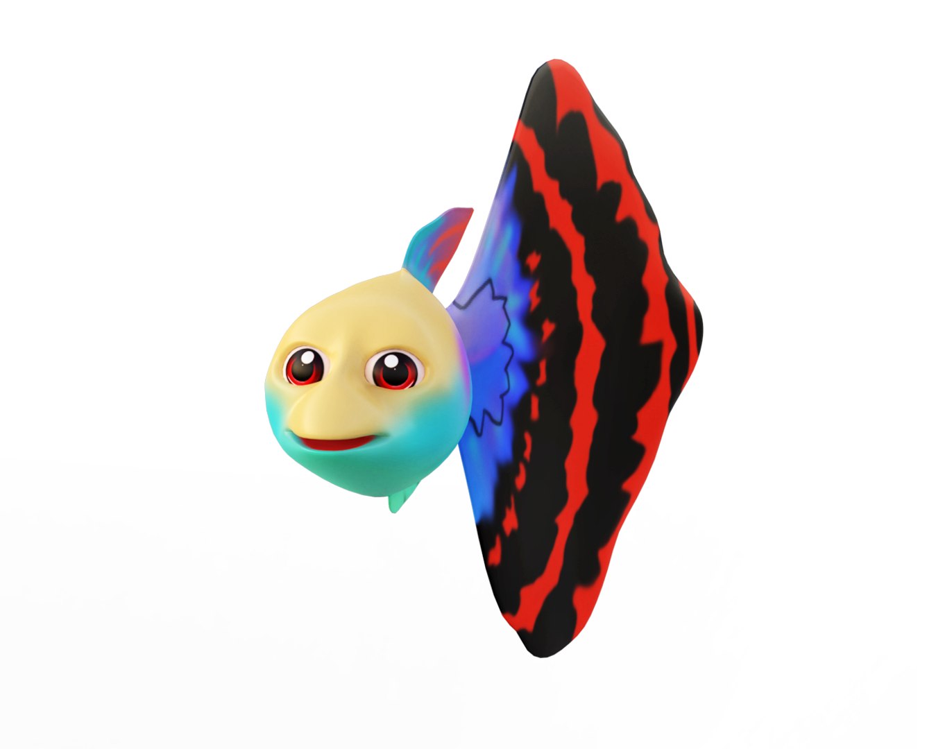 3D guppy fish toon animation - TurboSquid 1586042