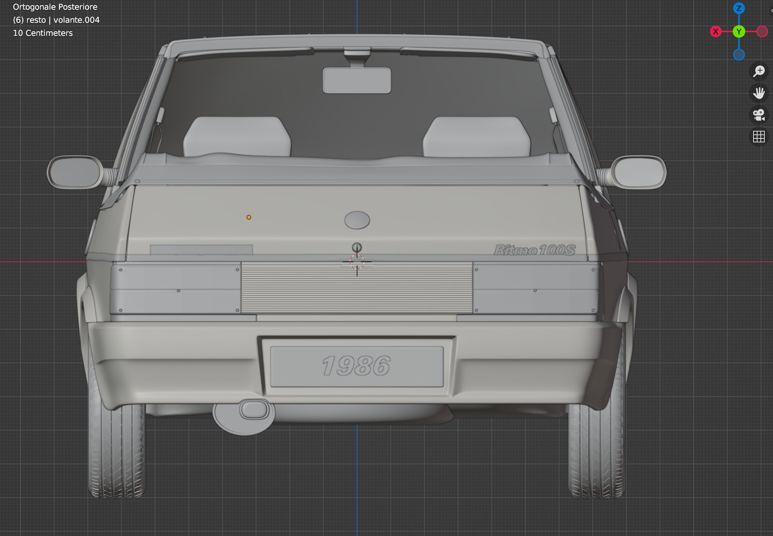 1986 Fiat Ritmo Supercabrio Bertone Leader 3D - TurboSquid 2246522