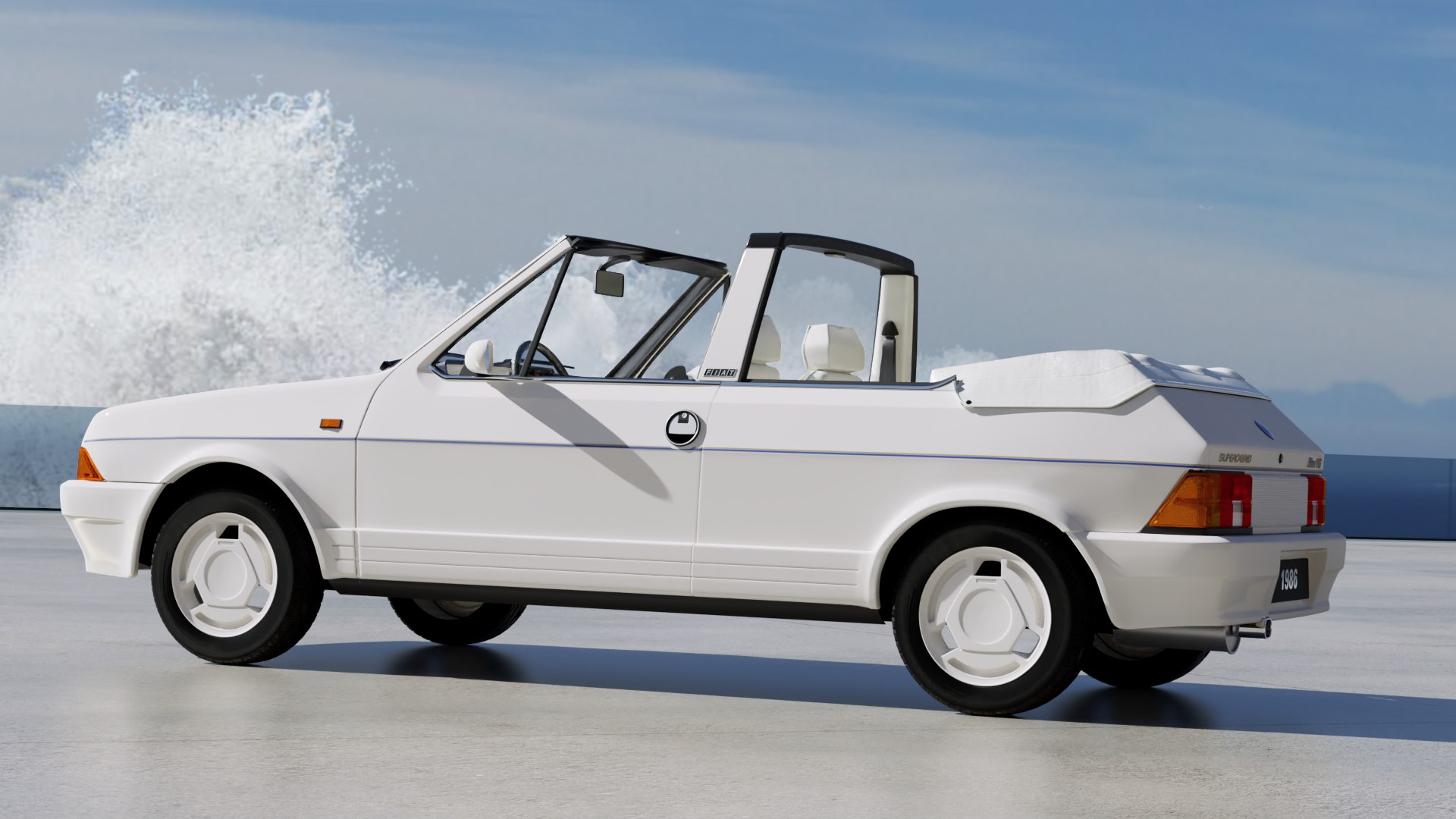 1986 Fiat Ritmo Supercabrio Bertone Leader 3D - TurboSquid 2246522